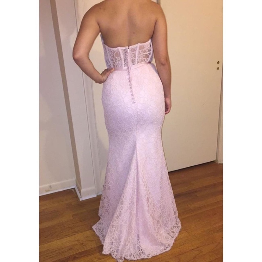 Light Pink Lace Dress - Gem